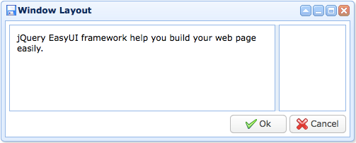 Window（窗口） - jQuery EasyUI中文文档 - EasyUI中文站